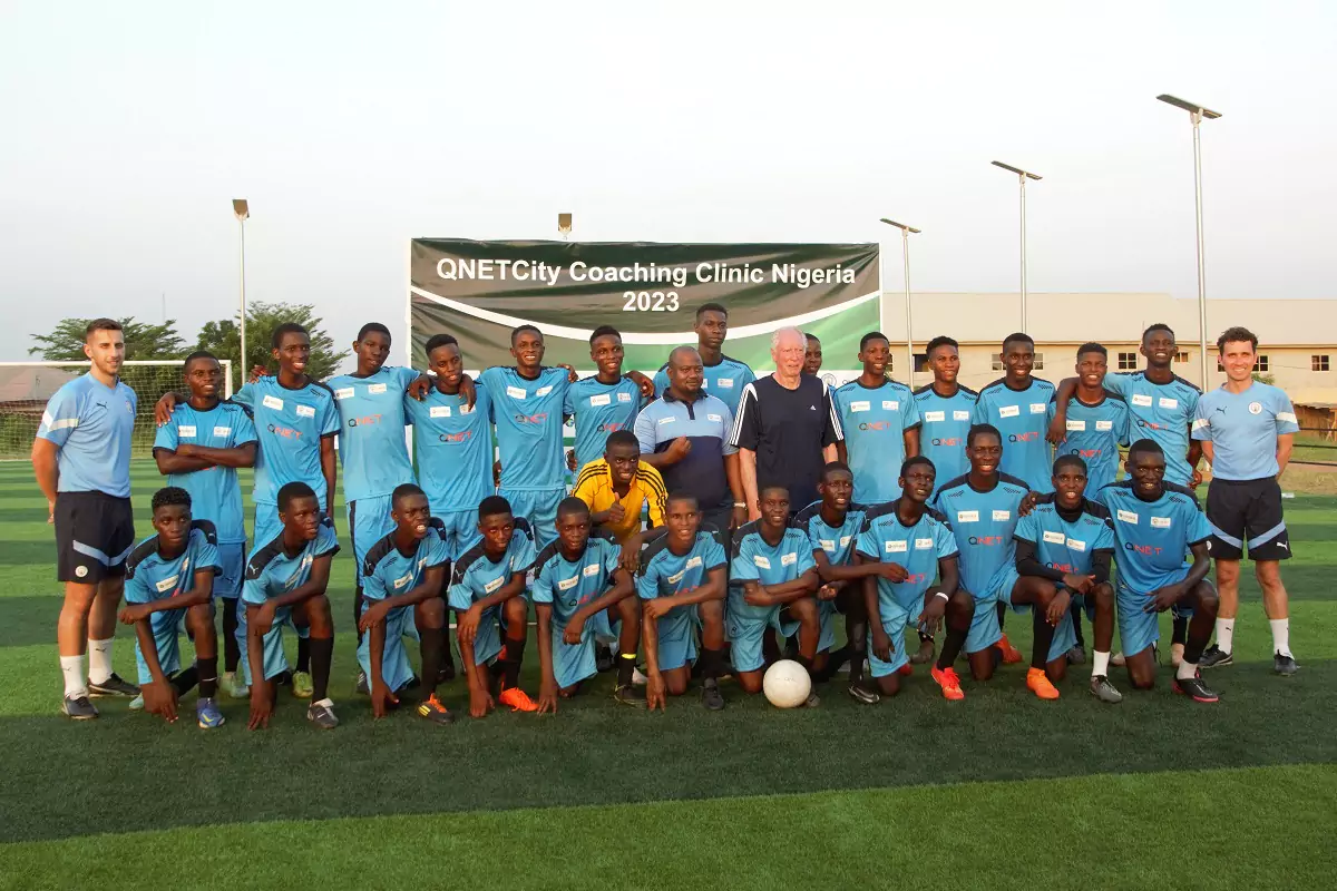 QNET Brings Manchester City Football Clinic to Nigeria